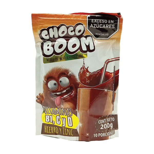 Bebida achocolatada en polvo, Choco Boom (200g) - Tropi Basket