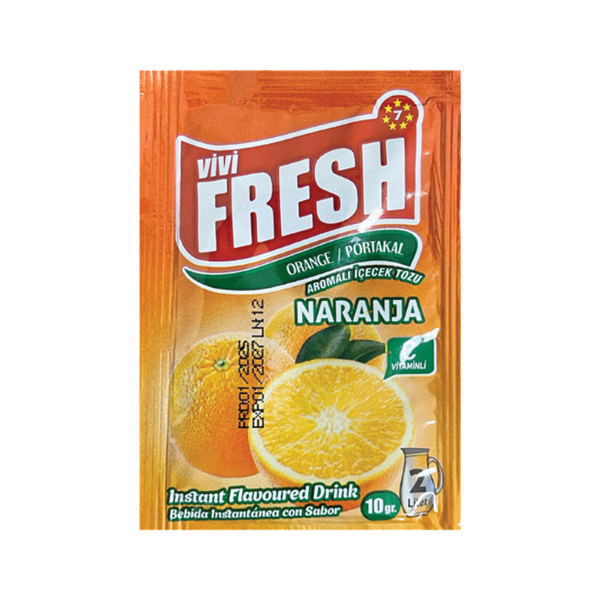 Refresco Instantáneo de Naranja, Vivi (10 g) - Tropi Basket